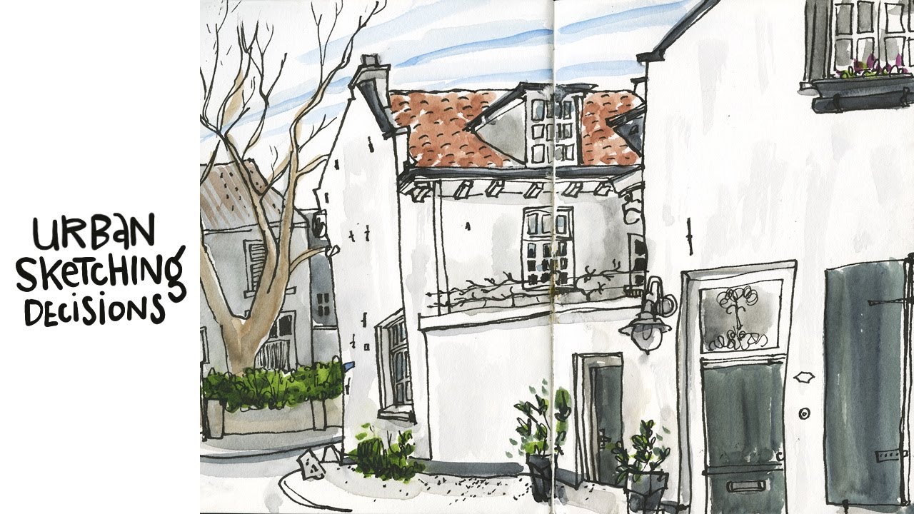 Urban Sketching Decisions - YouTube