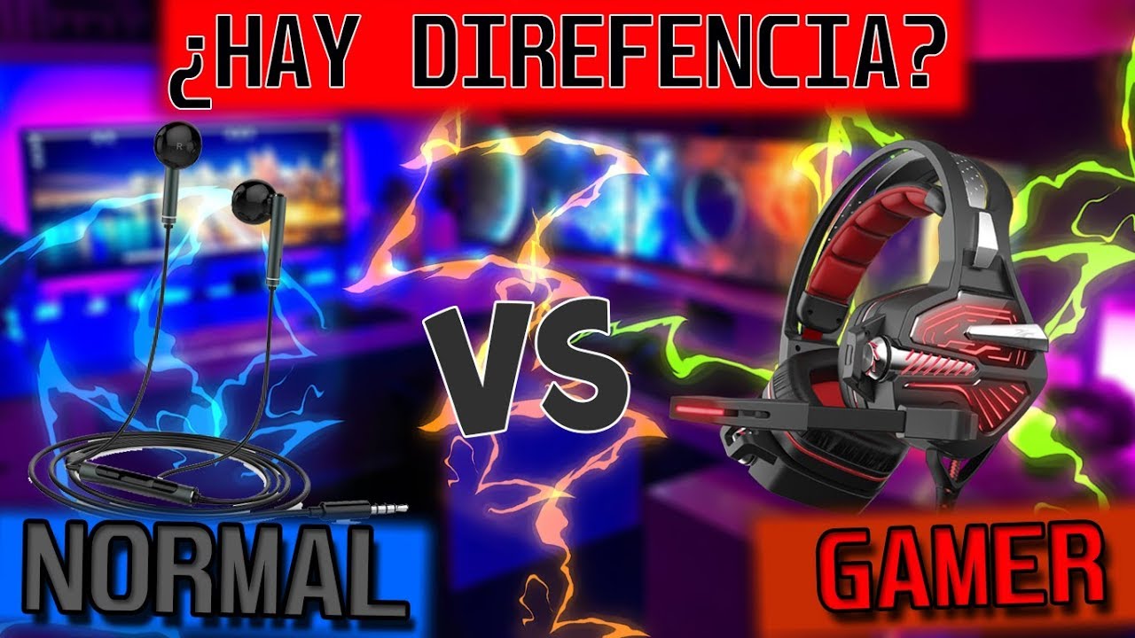 Auriculares Gamer vs Normal ¿Existe una Diferencia? - YouTube