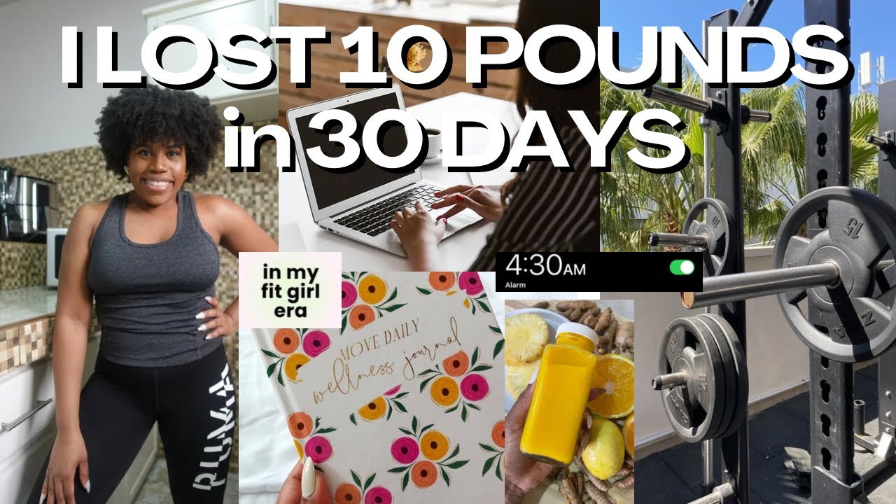 How I lost *10 POUNDS* in 1 MONTH | 5 *simple tips* to lose weight ...