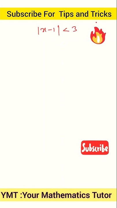 Tips And Tricks In Modulus Inequality 👆👆 Shorts Maths Shortvideo Youtube