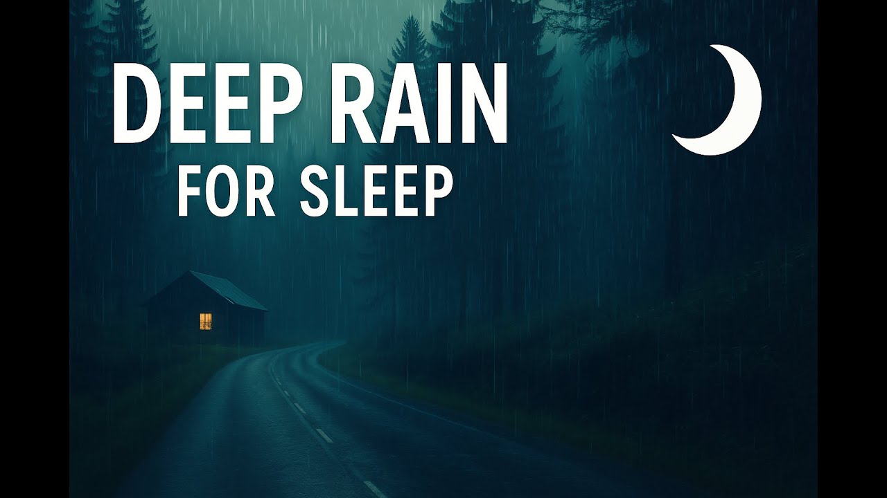 Sleep Tight with Rain Sounds | Peacefull Woodland Cabin at Night - YouTube