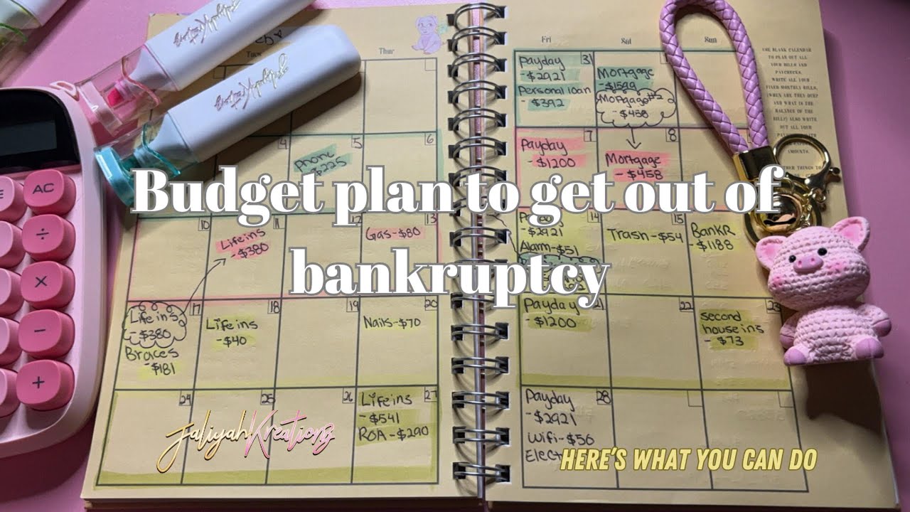 From Bankruptcy to Freedom: The Budget Plan - YouTube