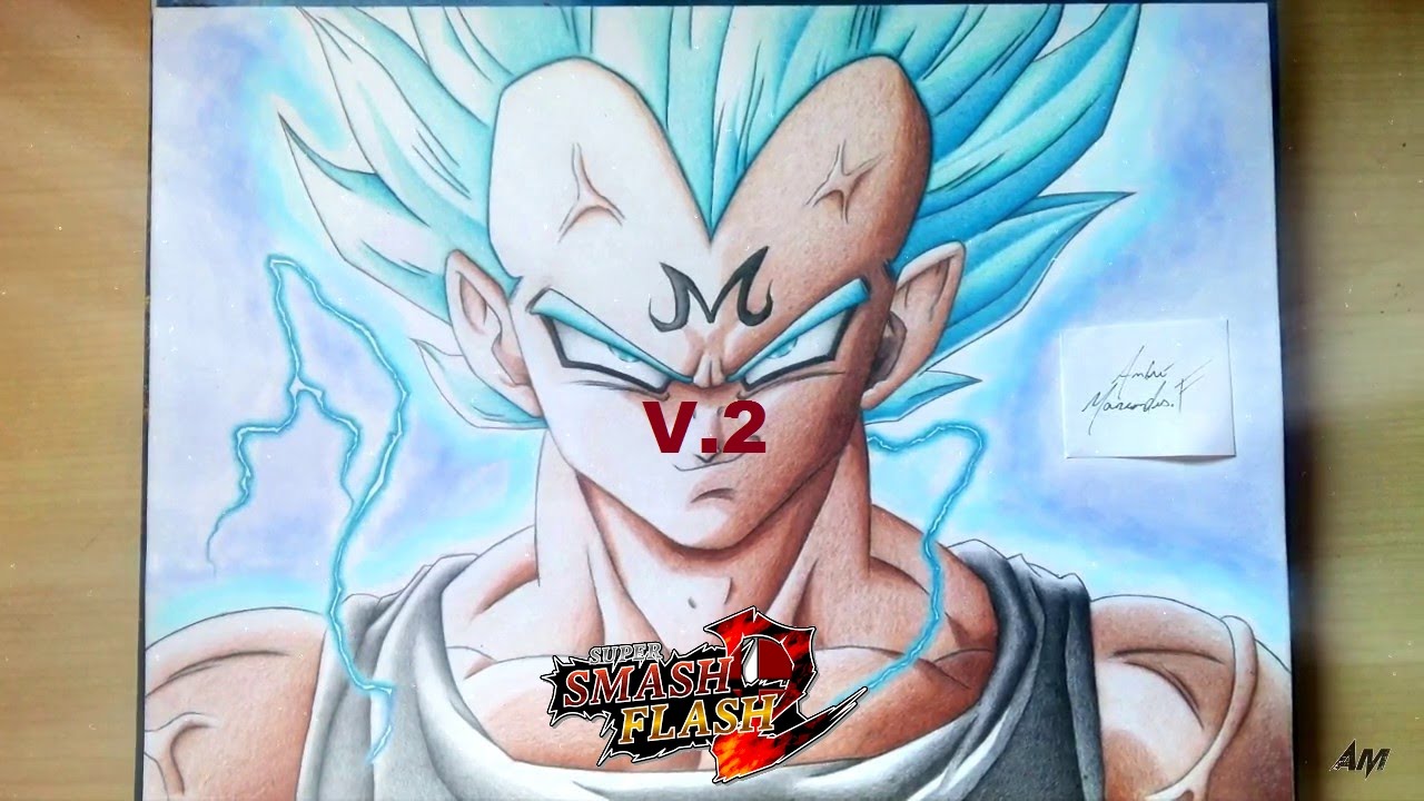 Super Smash Flash 2 | OWN SLOT Majin Vegeta | SSJ3 | SSJ Blue | MOD ...