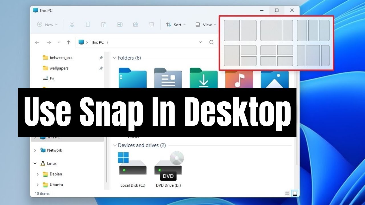 How to Use Snap Layouts & Virtual Desktops in Windows 11 | Multitasking ...