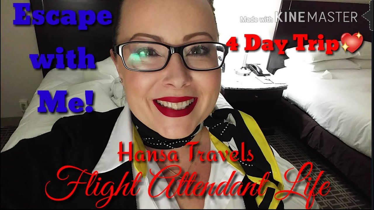 Escape with me! Hansa Travels Flight Attendant Life - YouTube
