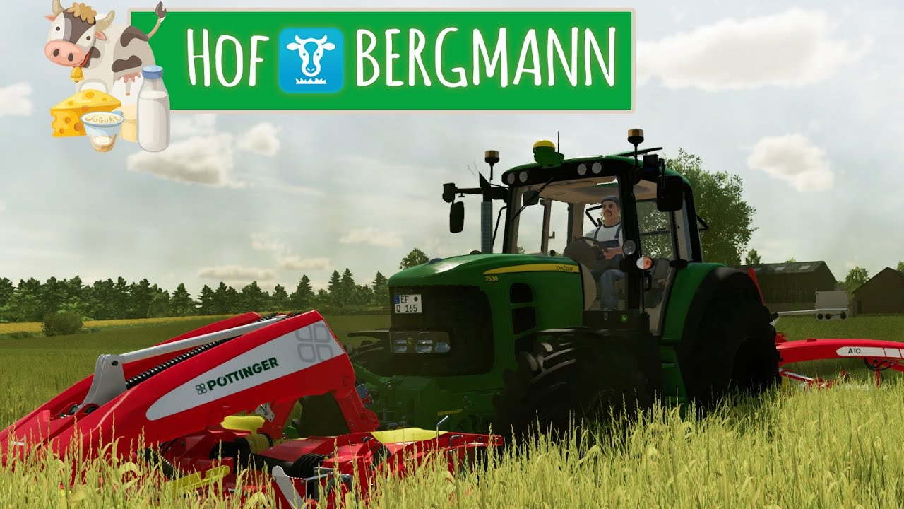LS22 HOF BERGMANN #78: Wiese mähen bei uns am Hof | FARMING SIMULATOR ...