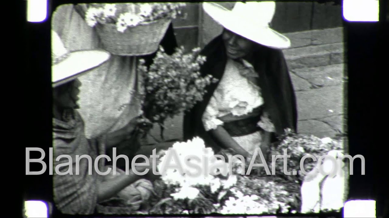 Rare film of Mexico in the 1920's: street market in Mexico City - YouTube