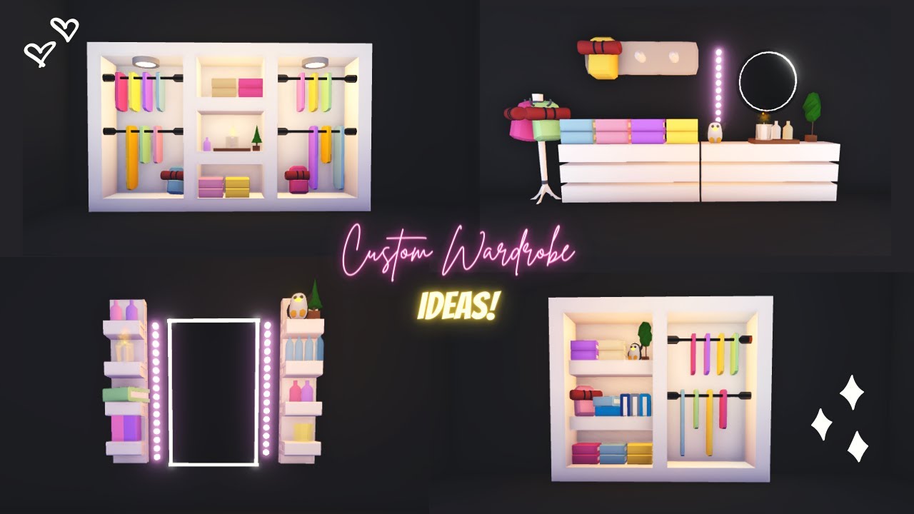 Custom Wardrobe Ideas (Roblox Adopt Me) - YouTube