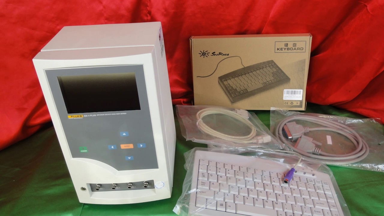 FLUKE IDA 4 PLUS INFUSION DEVICE ANALYZER - YouTube