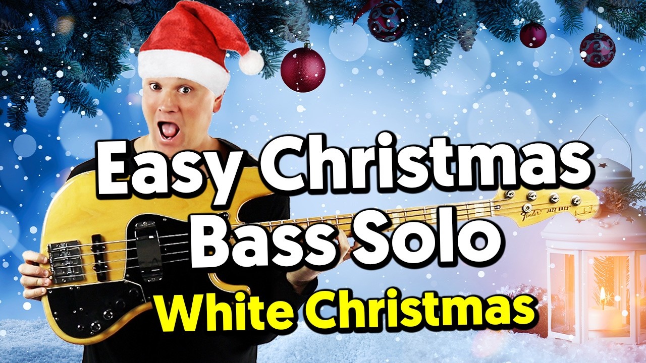 🎅 Learn This Perfect, EASY Christmas Bass Solo (tabs and tutorial ...