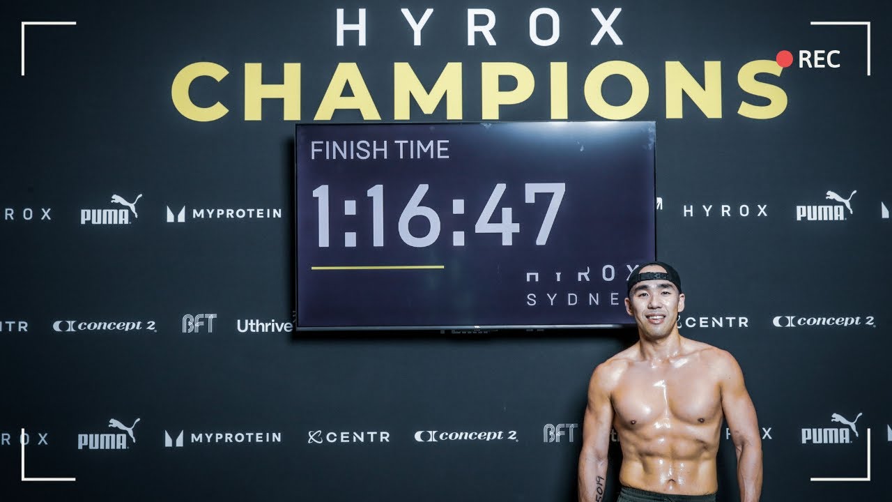 My First Hyrox Experience In 90s (2024 Sydney) - YouTube