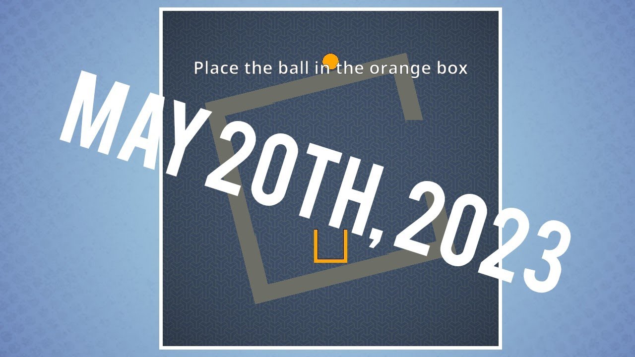 Brain It On Daily Challenge/ May 20th, 2023 - YouTube
