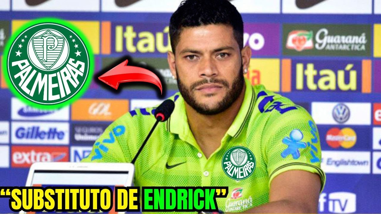 EXPLODIU AGORA!! CHEGOU REFORÇO PARA O LUGAR DE ENDRICK!? HULK NO ...