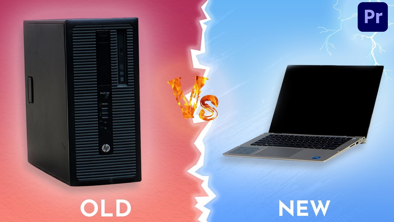 OLD Desktop vs NEW Laptop - Premiere Pro Export Race - YouTube