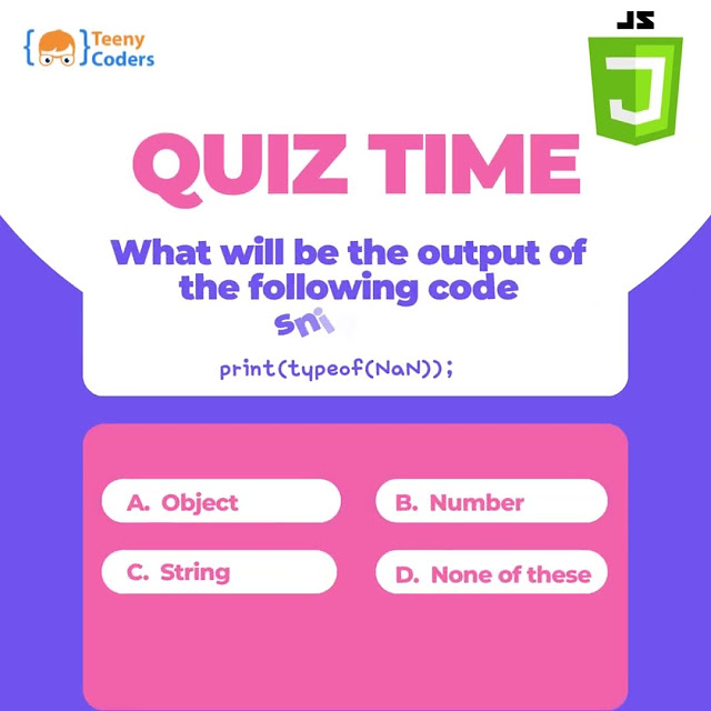 What will be Typeof (NaN) | Teeny Coders #javascript #js #type #webdevelopment - YouTube