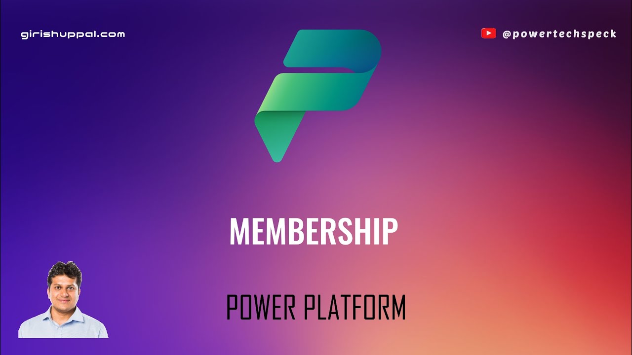 Power Platform - Membership - YouTube
