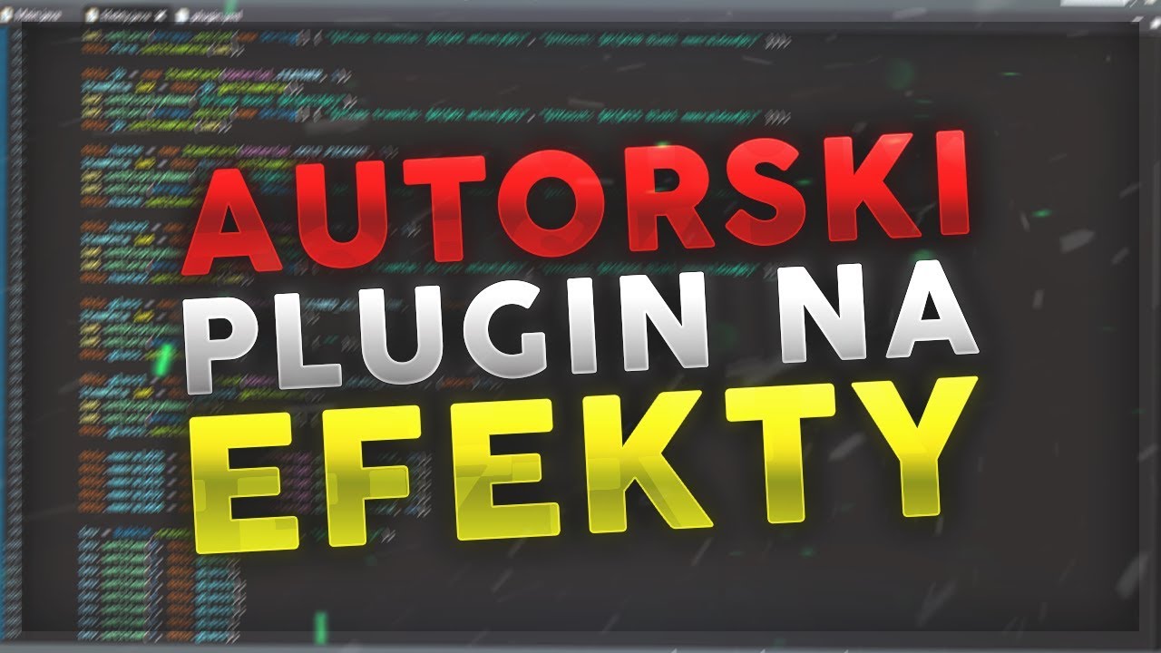 [DL] Autorski plugin na efekty! - YouTube