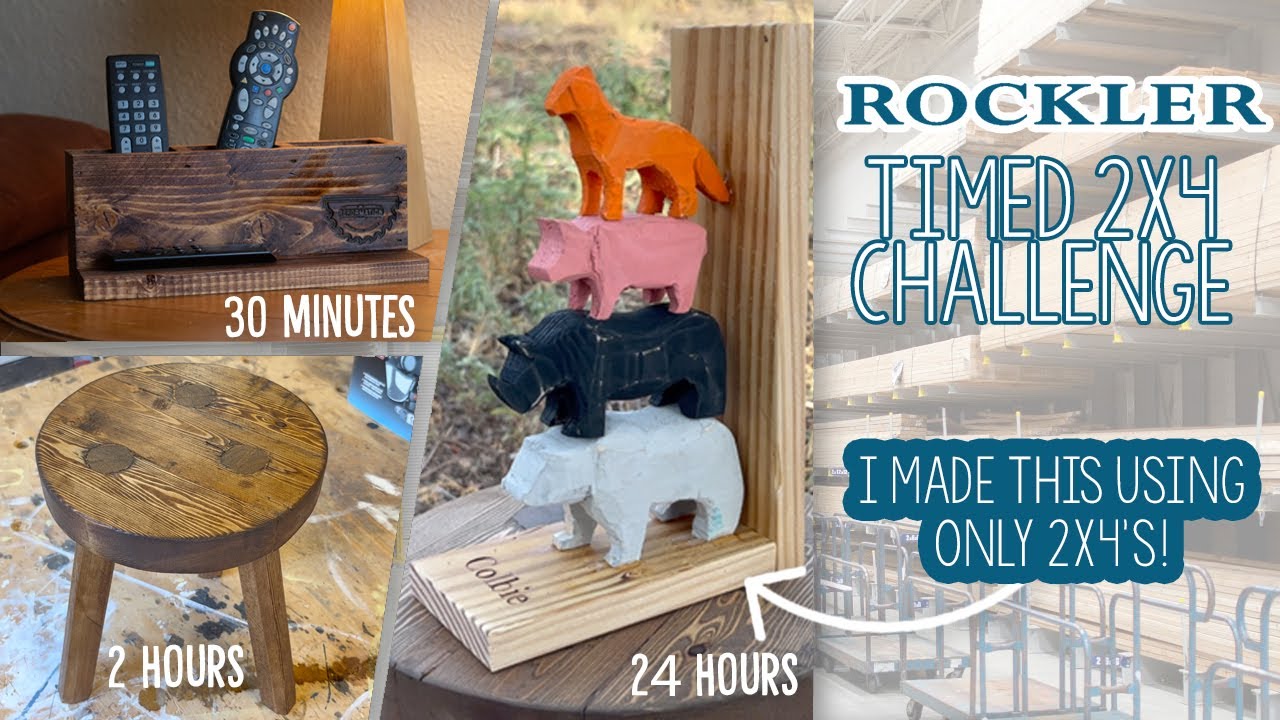 Rockler Timed 2X4 Challenge - YouTube