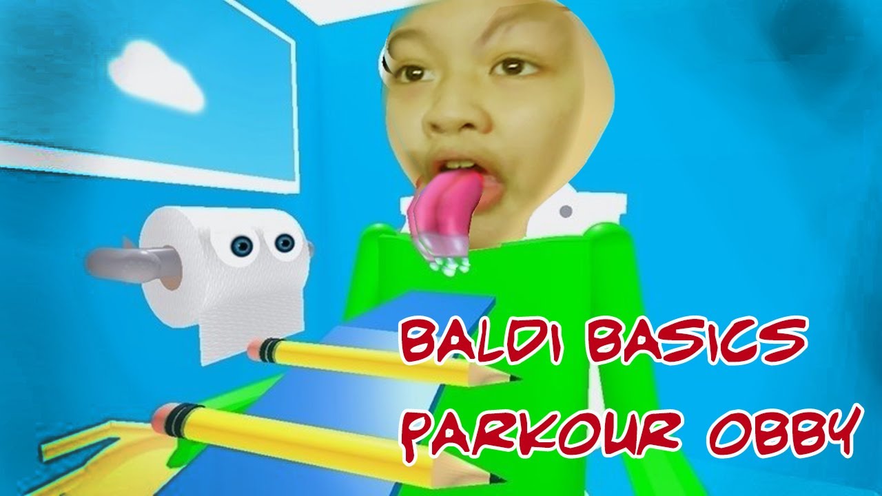 Baldi Basics Parkour Obby | ROBLOX - YouTube