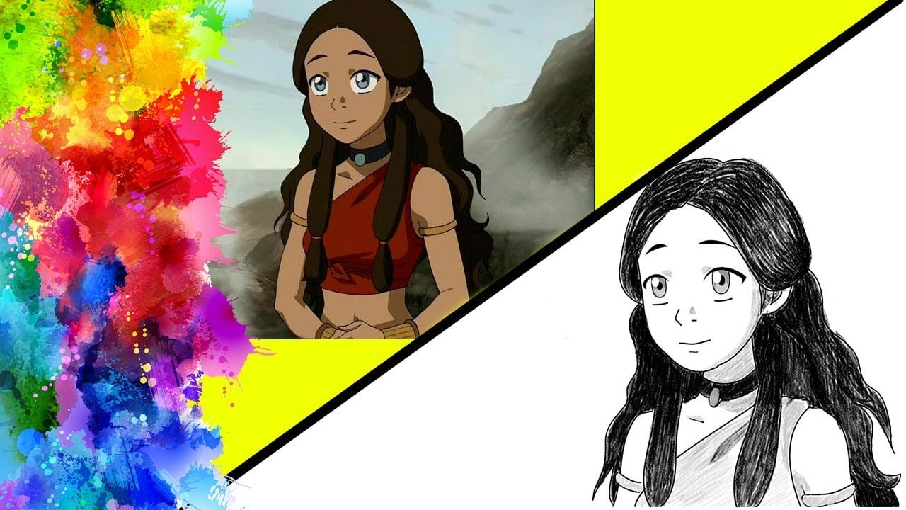 💎How to Draw Katara from Avatar: The Last Airbender#drawing#totodrawing ...