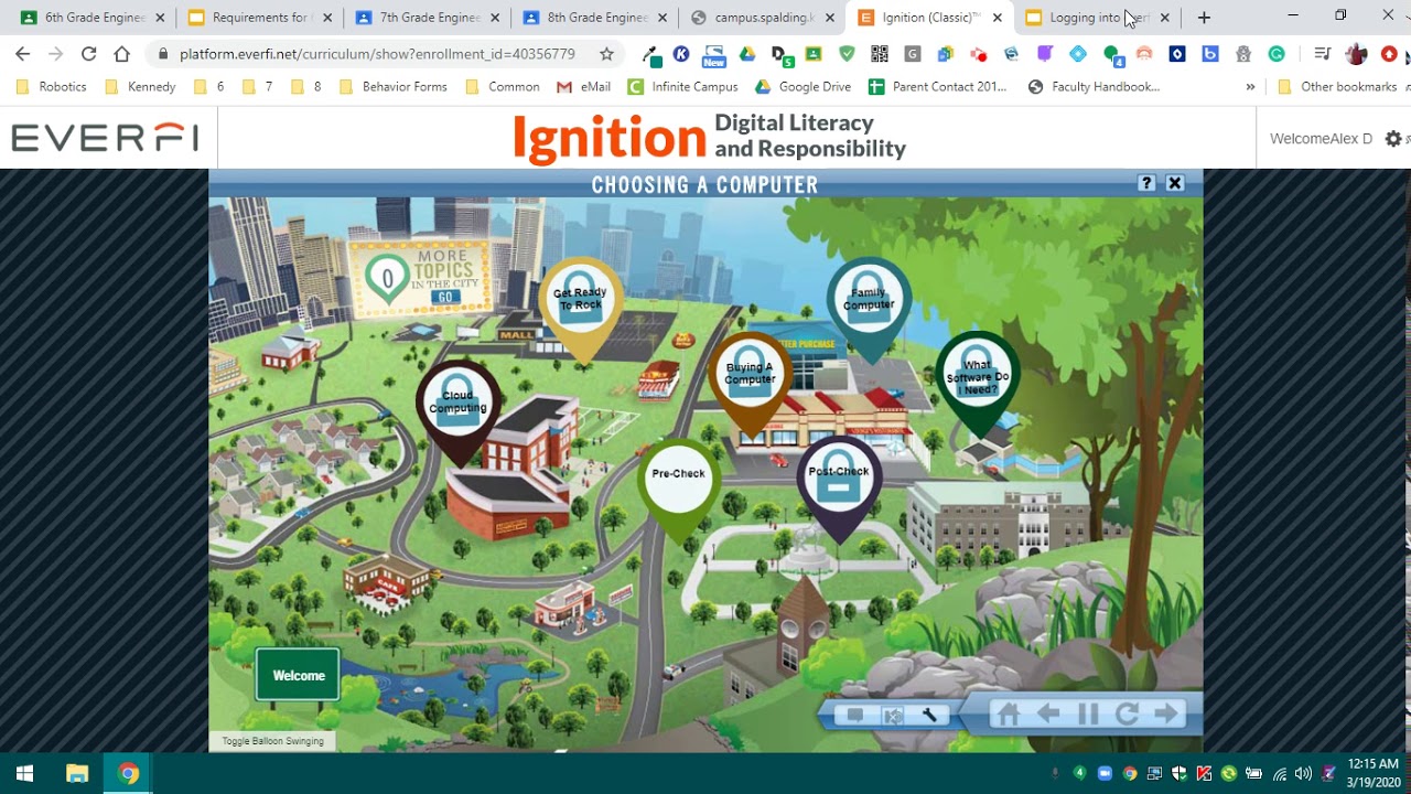 Logging into everfi - YouTube