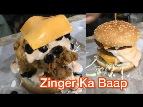 Largest Zinger Burger, but Cheapest Price, Daddy Zinger Burger Review ...