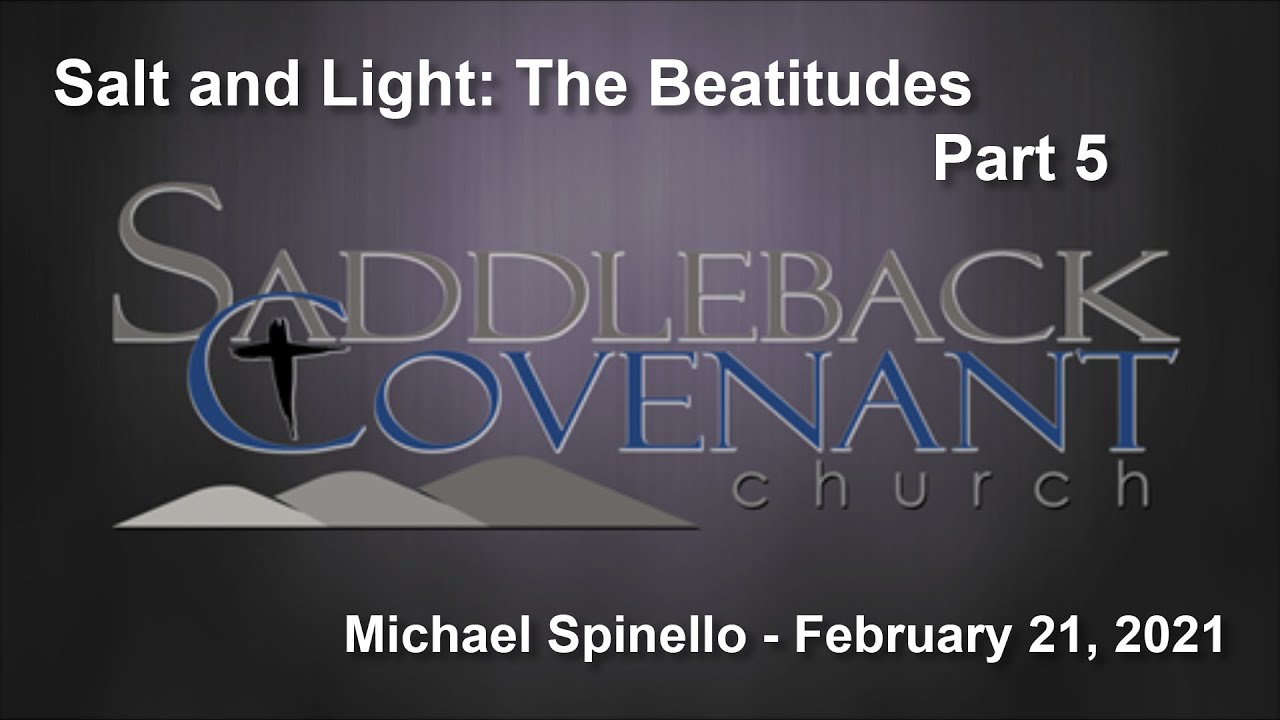 Salt and Light: The Beatitudes Pt. 5 - Michael Spinello - YouTube