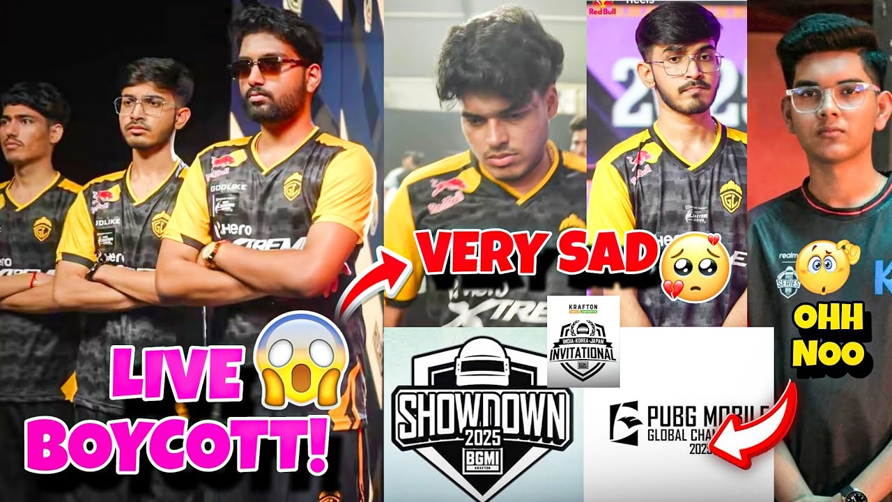 😰Jonathan Gaming Not Playing BGMS first Match🥺,Why Godlike players Sad ...