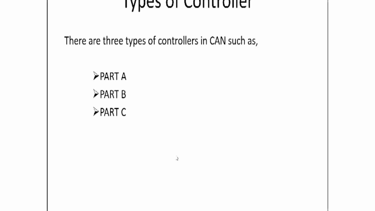 Can Protocol Basics Part 26 Can Controllers Youtube