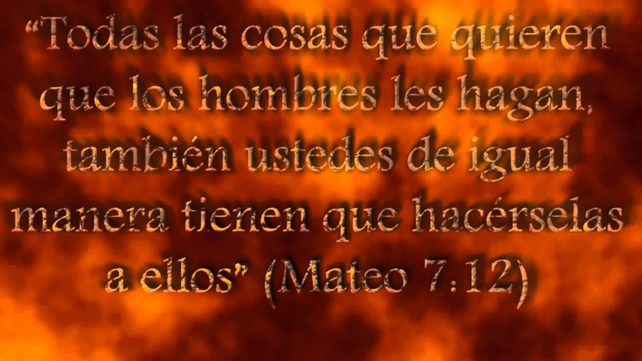 MATEO 7:12 - YouTube