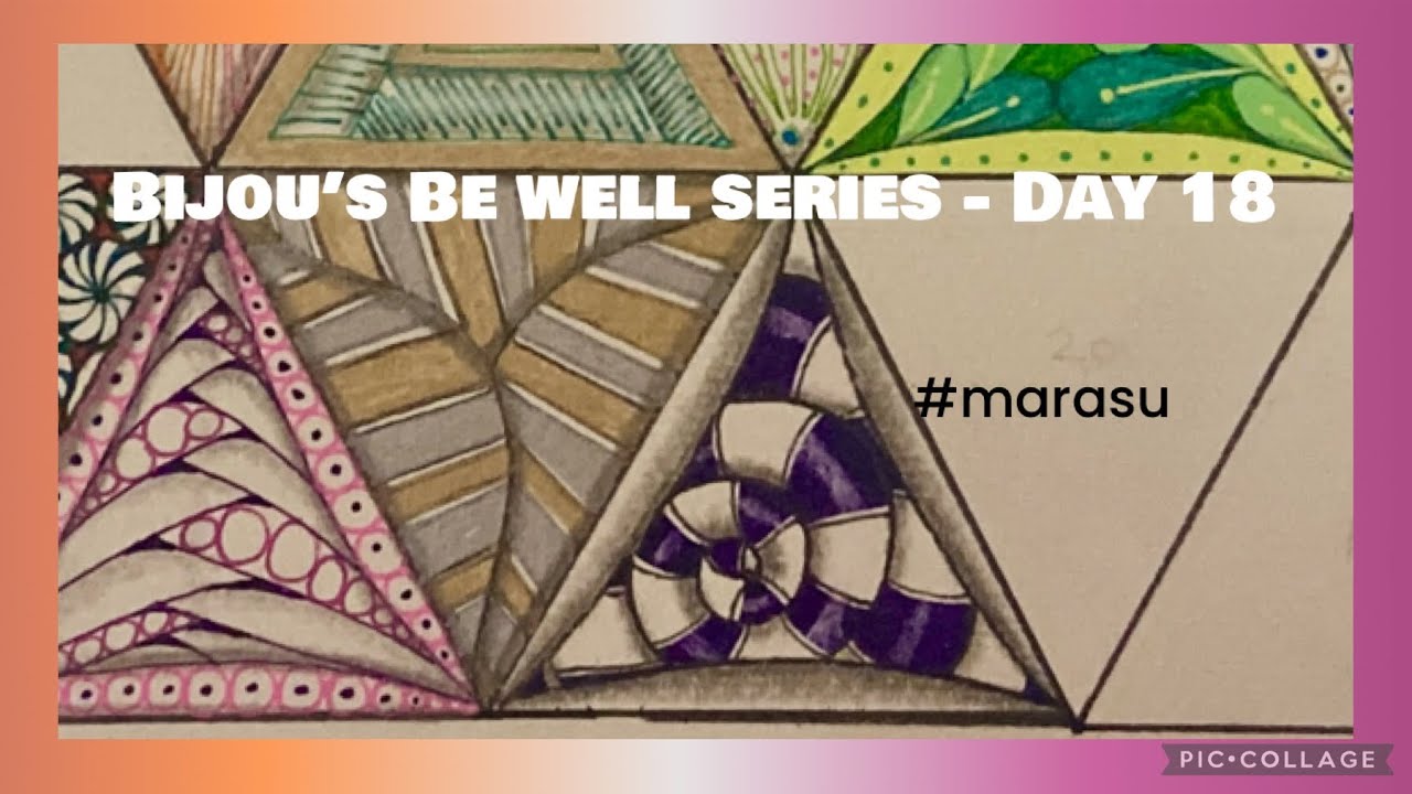 Day 18 - Bijou’s Be well series 2024 - drawing along #marasu - YouTube