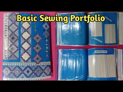 Sewing Portfolio | sewing portfolio pattern | Sewing portfolio examples ...