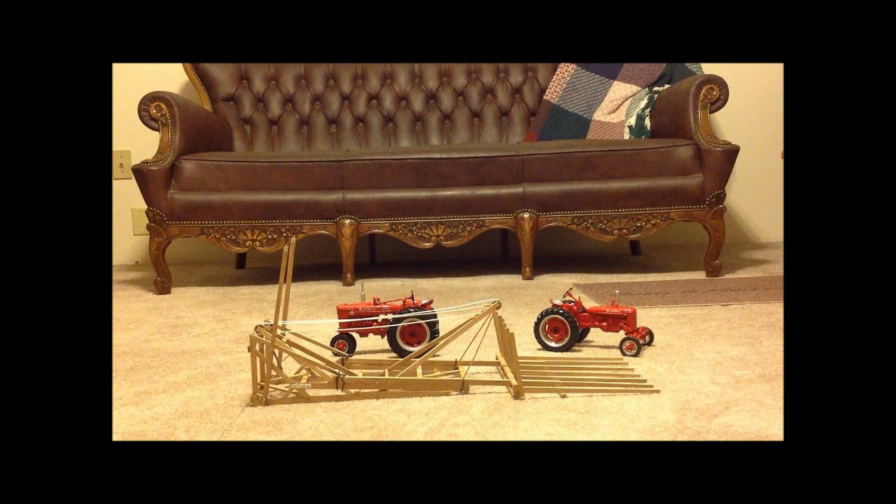 Old Overshot type Hay Stacker Model - YouTube
