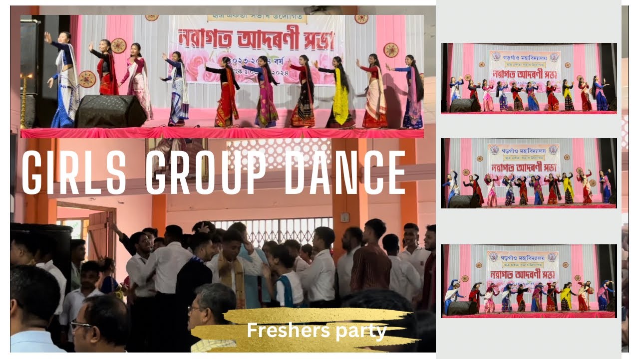 Freshers day dance performance | Gargaon College #freshersparty 2024 ...