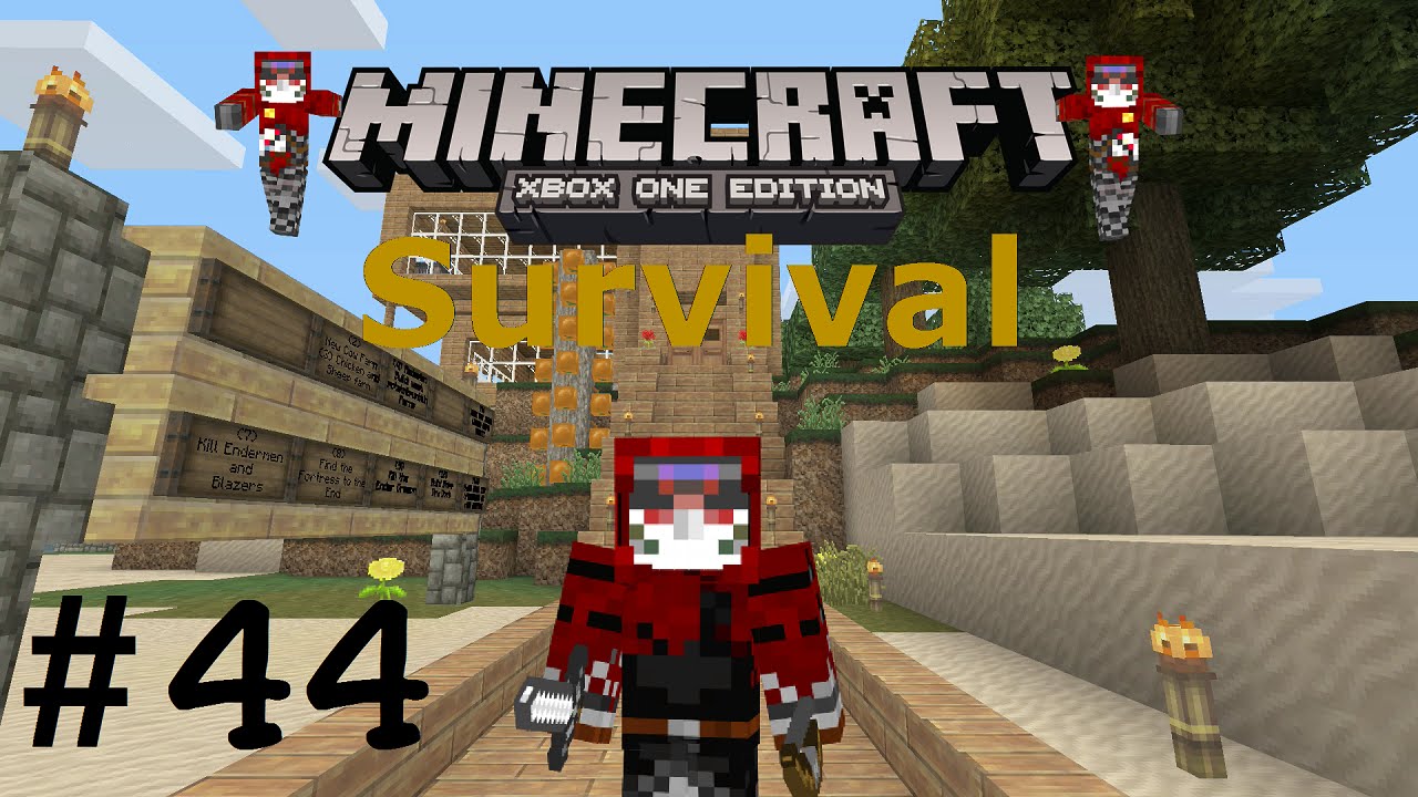 Minecraft Xbox One: Survival Ep44: Mob Crusher - YouTube