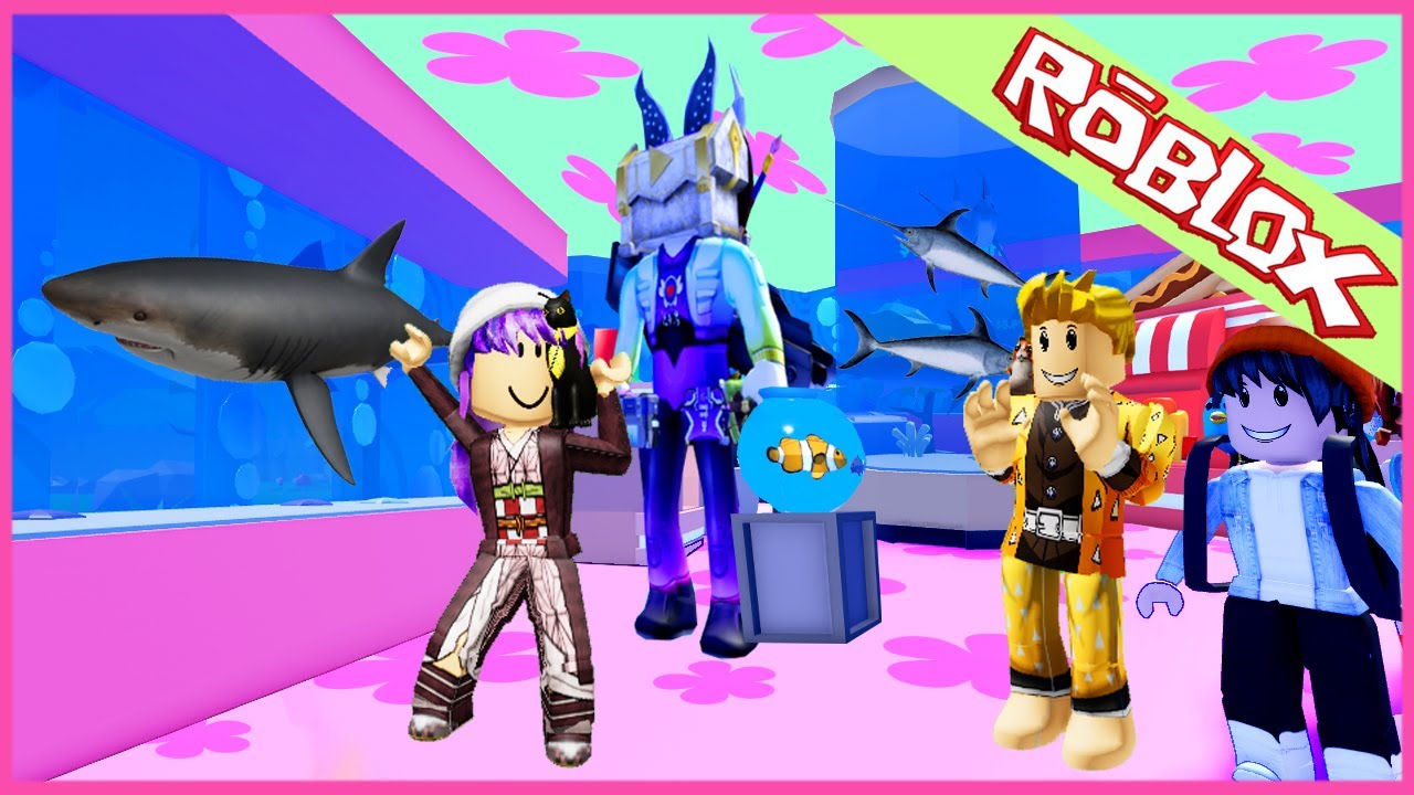 Roblox สร้างอควาเรียมสวนตู้น้ำปลาทะเลแสนสวยกันเถอะ roblox My Fish Store ...