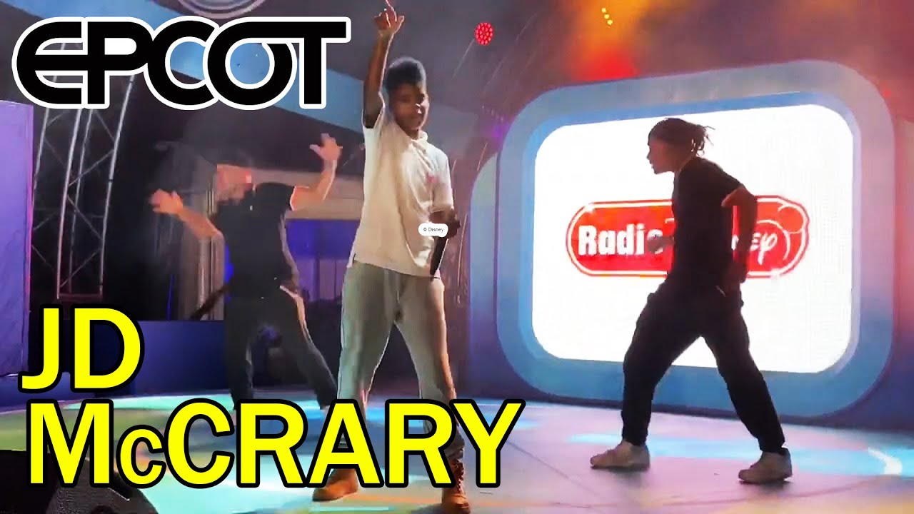 JD McCrary at Disney du Jour Dance Party - Epcot International Food ...