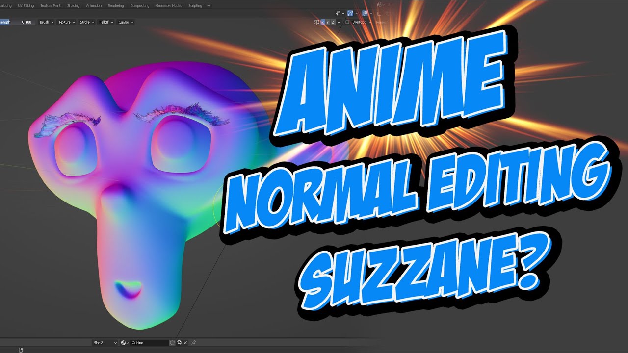 Blender Anime Normals with Suzzane? - YouTube
