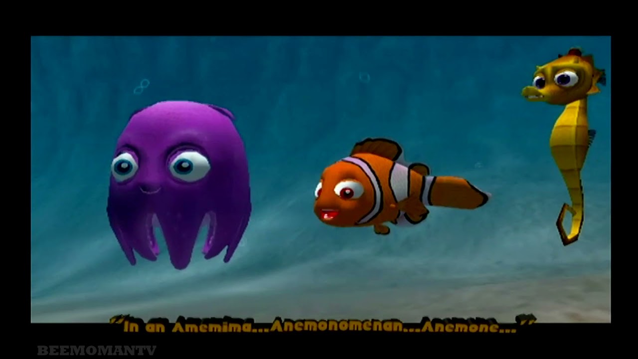 Finding Nemo Walkthrough Part 1 Level 1 And 2 Youtube