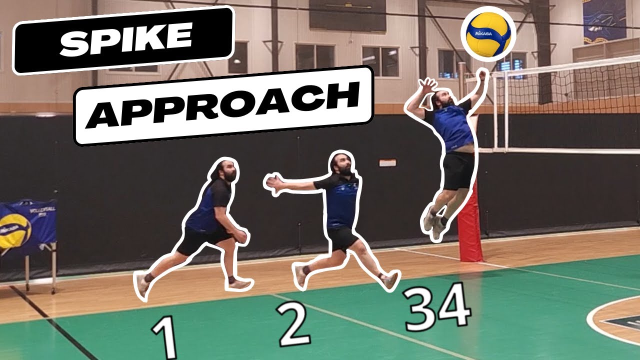 How to Spike a Volleyball: Perfecting Your Timing #volleyball - YouTube