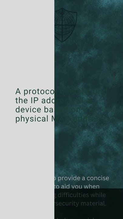 Reverse Address Resolution Protocol, RARP, Cybersecurity Mini ...