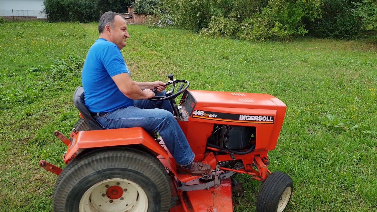 Case 448 Lawn Mower in action by Broziu - YouTube