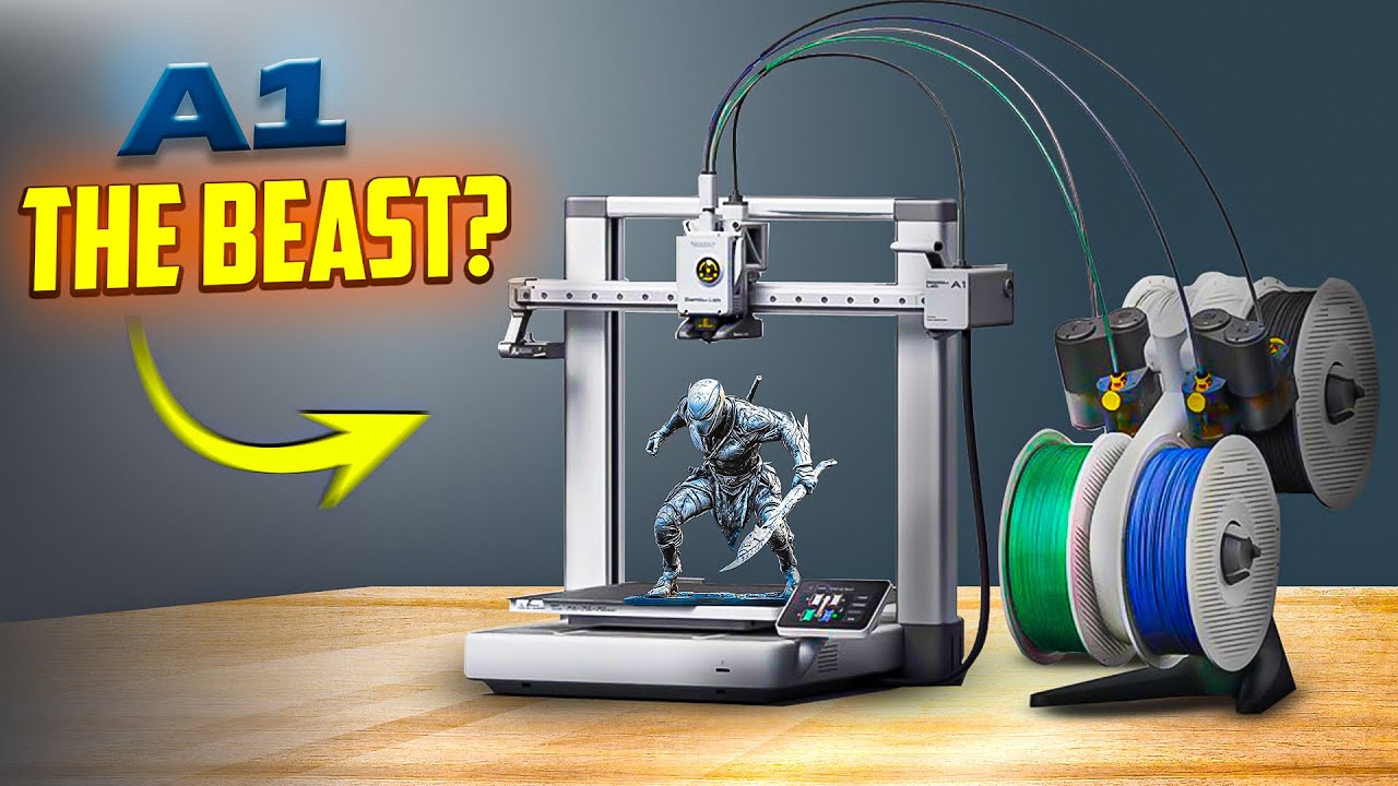 The Ultimate Multicolor 3D Printer | Bambu Lab A1 Review - YouTube