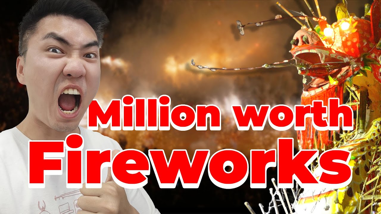 A million-dollar fireworks show? Amazing! Come and check the fire Loong ...