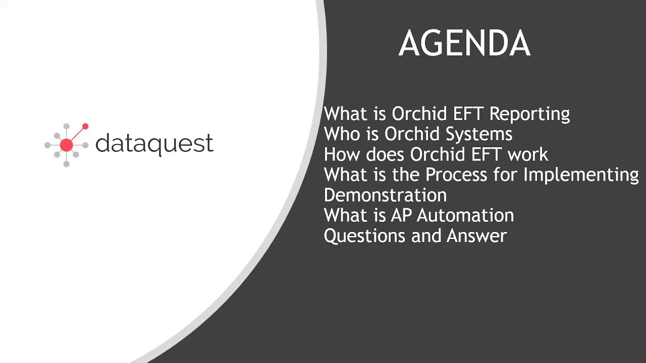 Using Orchid EFT with Sage 300 ERP - DataQuest Webinar - YouTube