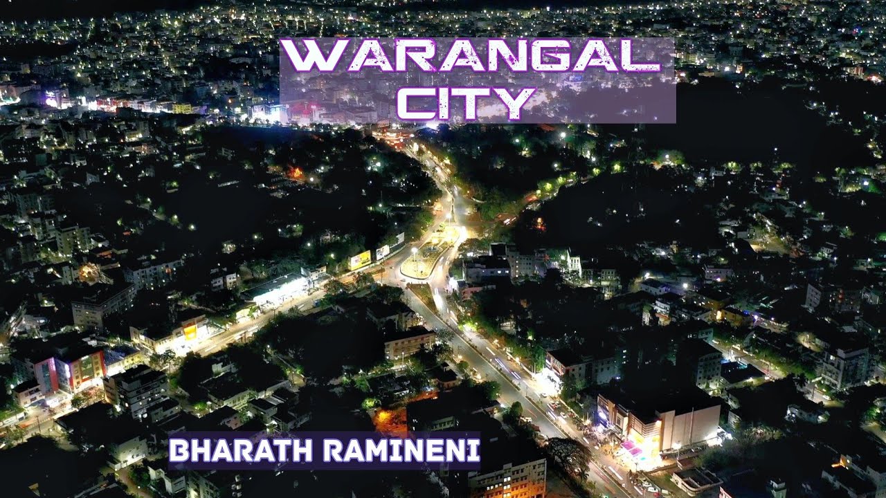 Warangal City Night View || Drone Shot 2021 - YouTube