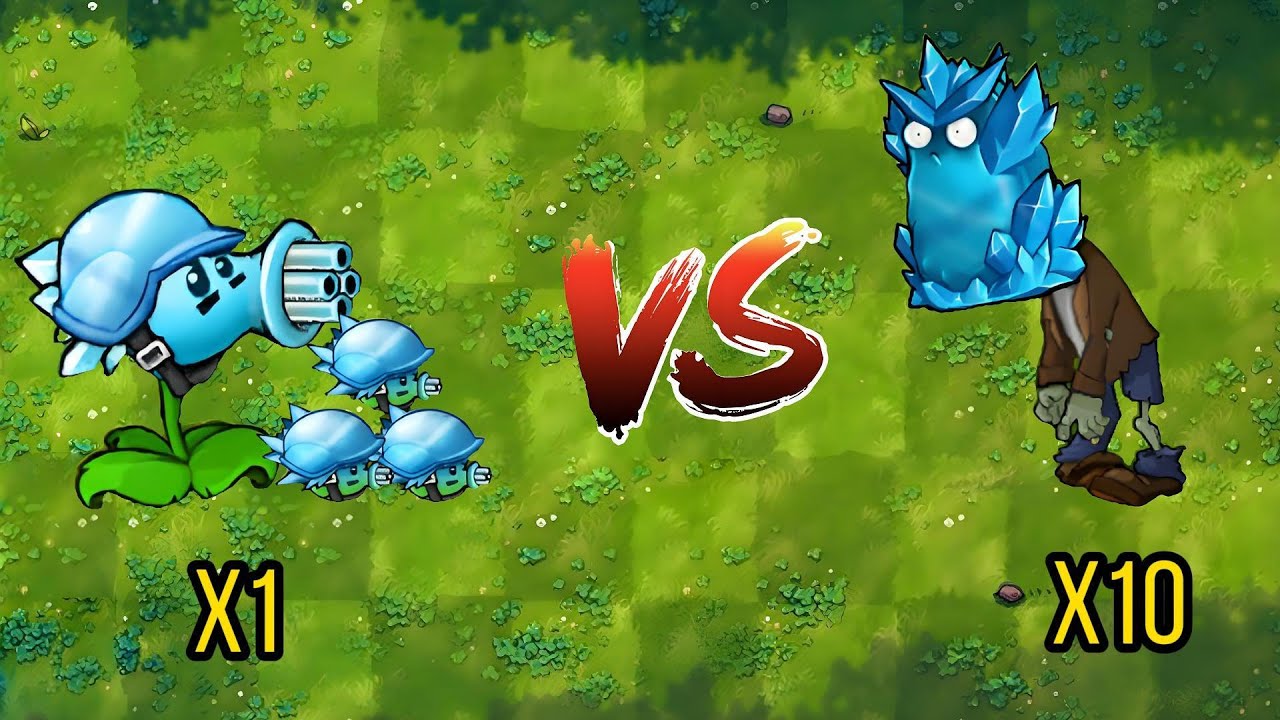PZV 1 Fusion Challenge! Which zombie can defeat the combination of Ice ...