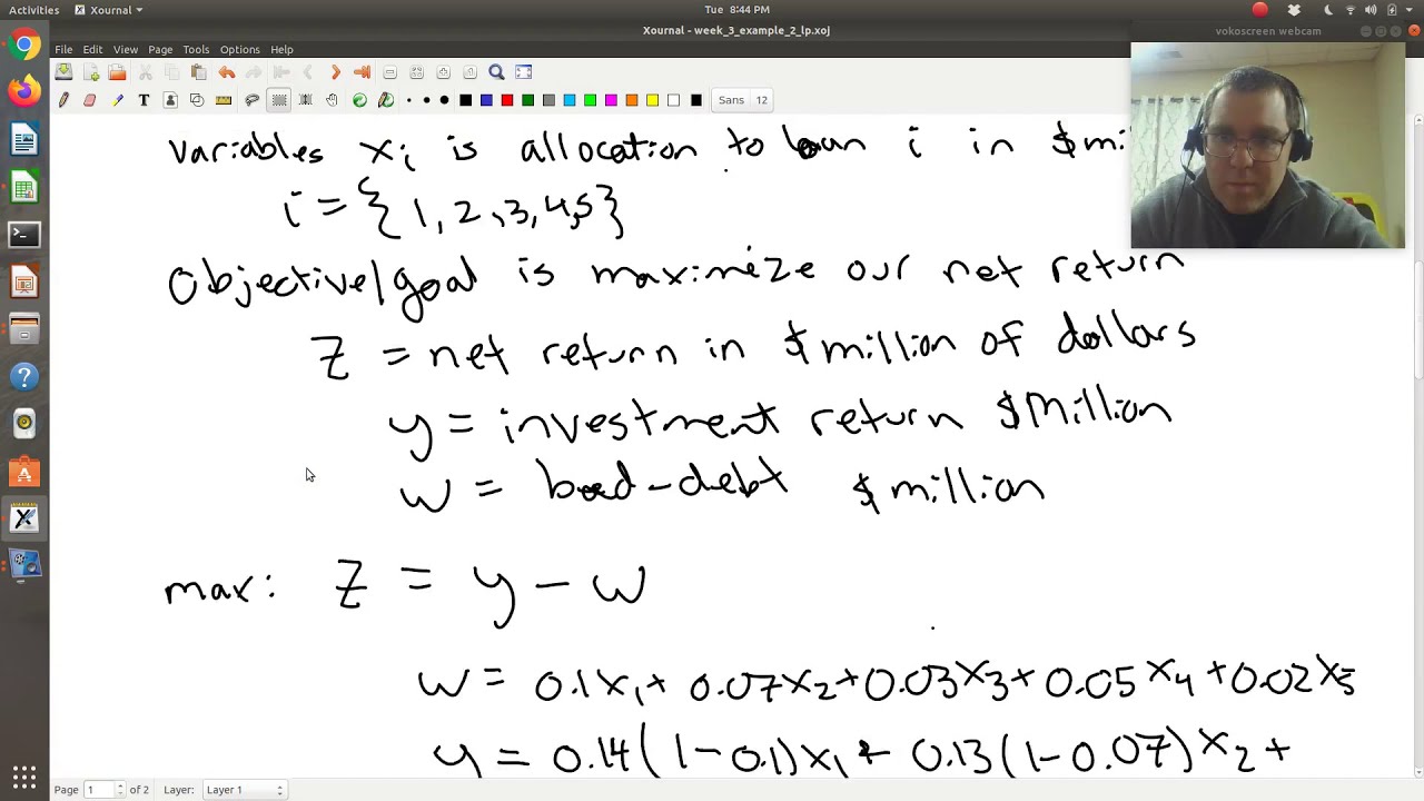 Linear Programming Investment Example LibreOffice Calc YouTube Linear Programming Investment Example LibreOffice Calc YouTube