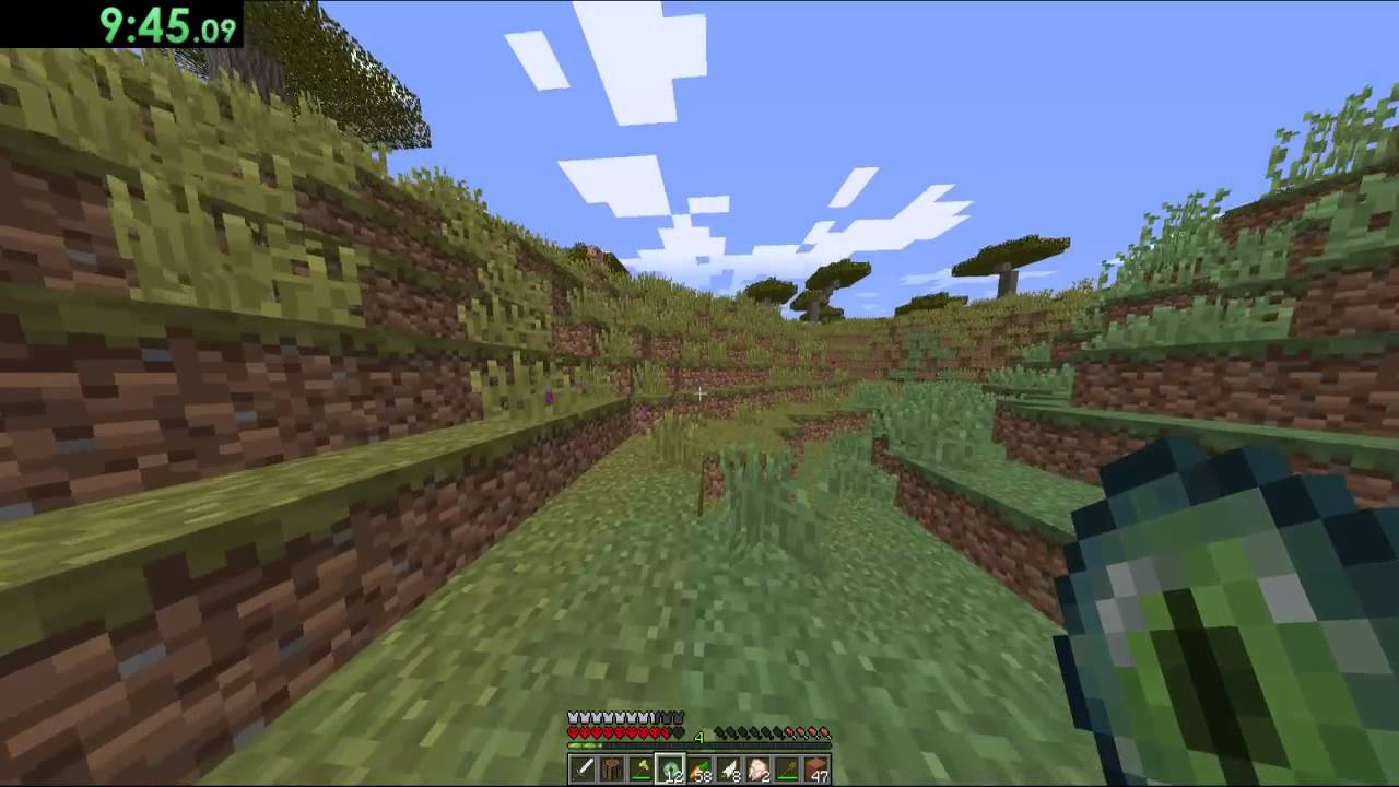 Minecraft Any% Random Seed in 17:50 - YouTube