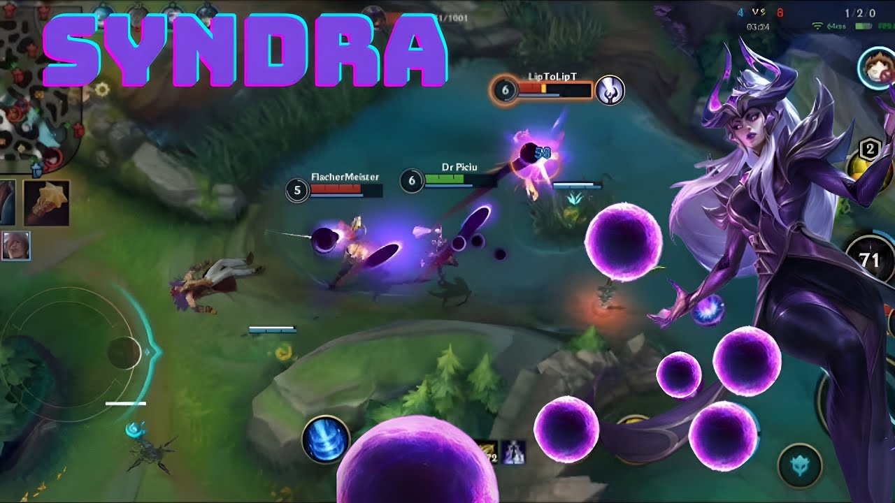 WILD RIFT SYNDRA MID | FULL GAMEPLAY RANKED | LEAGUE OF LEGENDS # ...